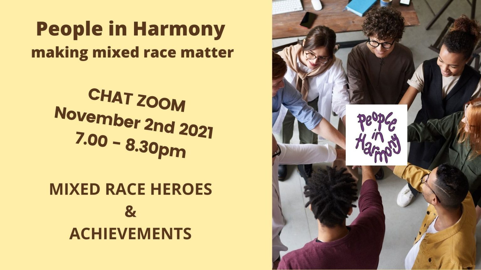 Mixed Race Heroes & Achievements - People in Harmony