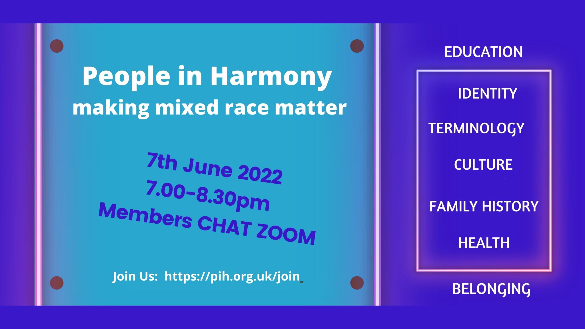 People in Harmony - Making Mixed Race Matter