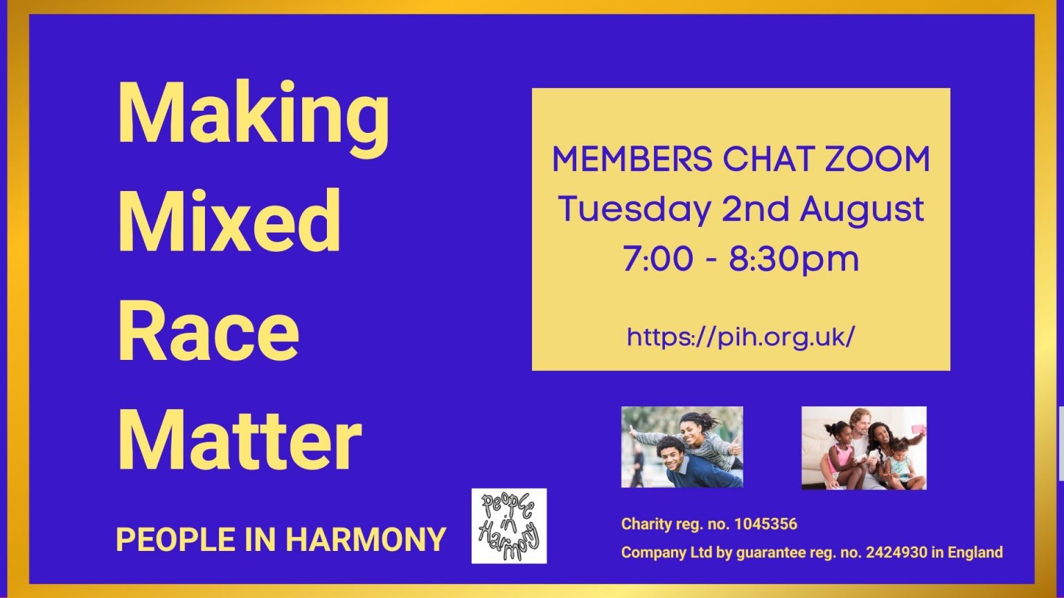 People in Harmony - Making Mixed Race Matter