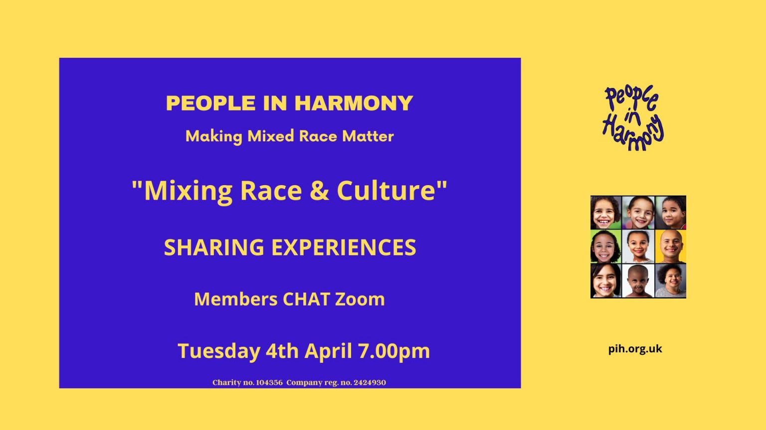 MIXING RACE & CULTURE - People in Harmony