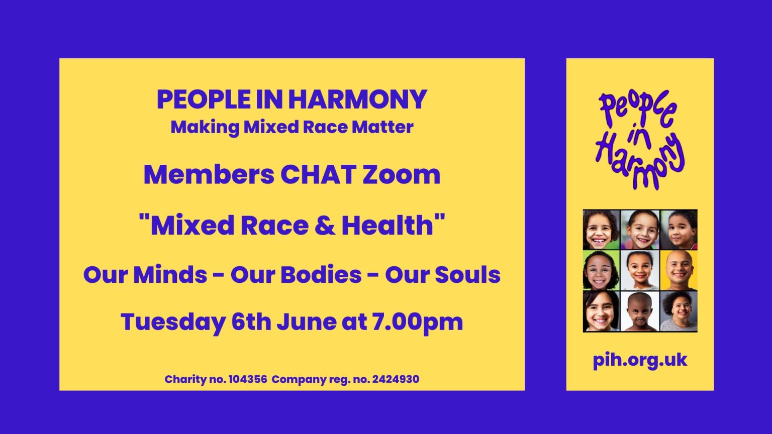 People in Harmony - Making Mixed Race Matter